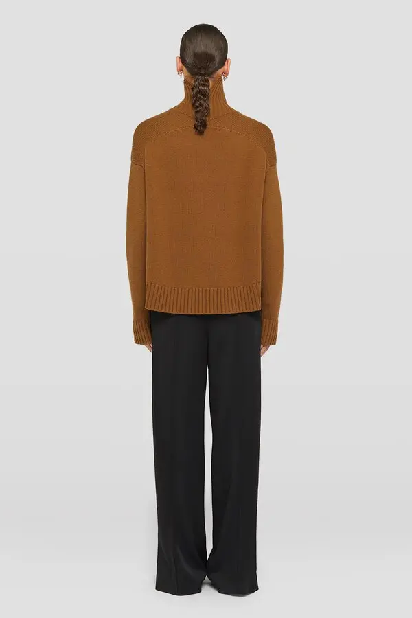 JIL SANDER High-neck Ribbed Sweater