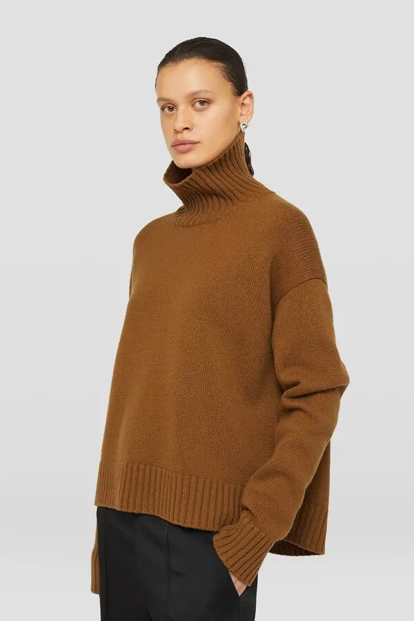 JIL SANDER High-neck Ribbed Sweater