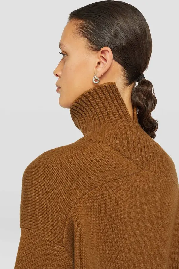 JIL SANDER High-neck Ribbed Sweater