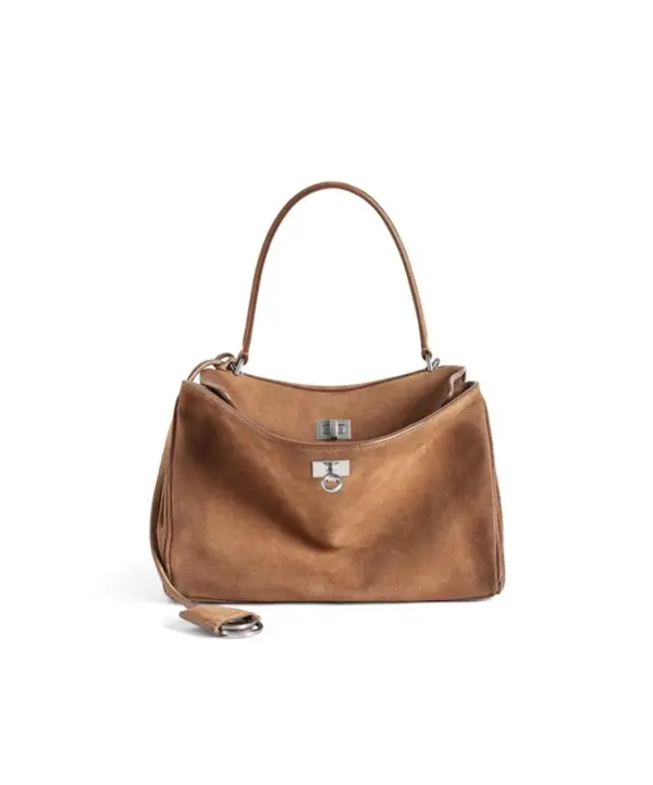 Balenciaga Rodeo Small Shoulder Bag - Camel