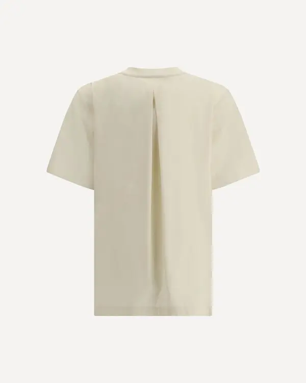 Moncler Logo Patch Crewneck T-shirt - White