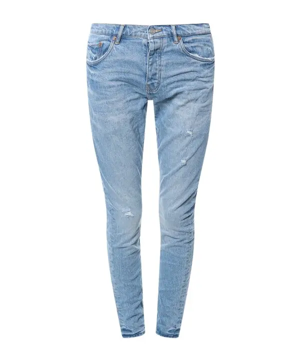 PURPLE BRAND Low-rise Slim Fit Denim Pants - Blue