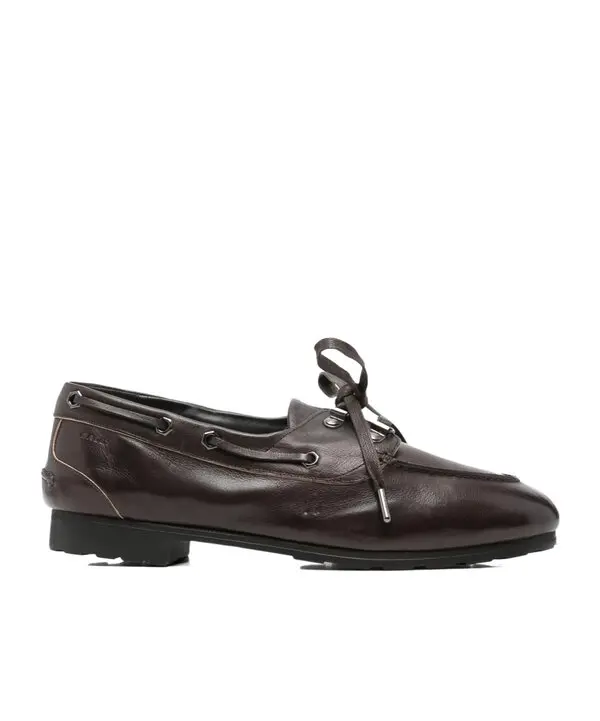 Bally Leather Derby Shoes - Brown