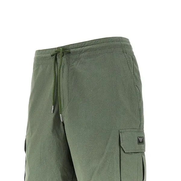 Emporio Armani Cargo Shorts With Drawstring Waist