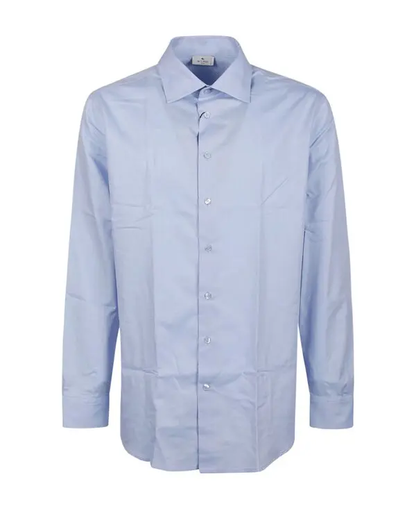 Etro Collared Button-up Shirt - Blue