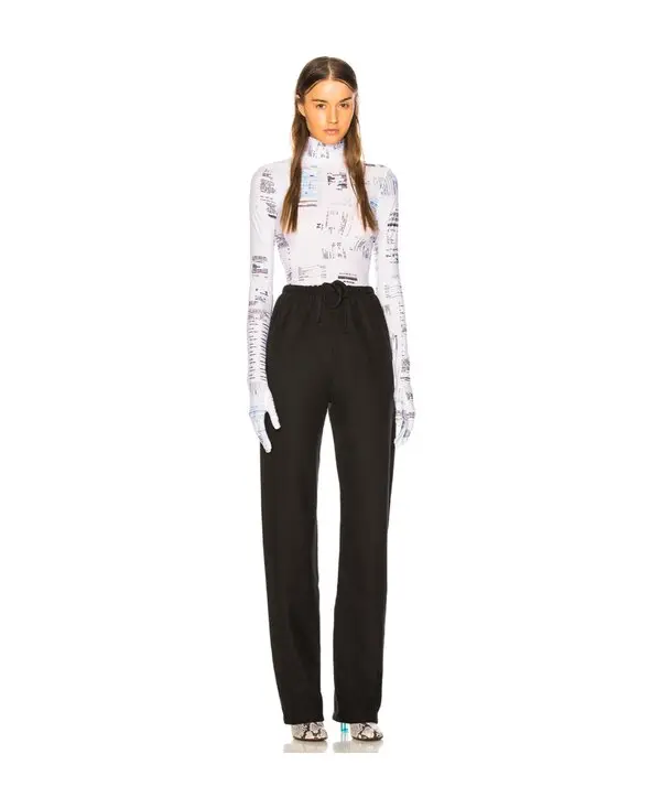 Vetements Hollowed-out Casual Pants