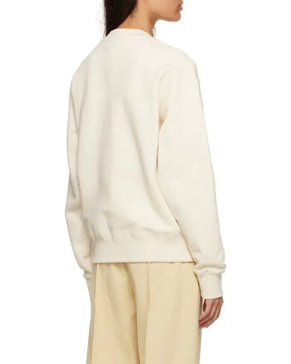 JIL SANDER Logo Printed Crewneck Sweatshirt