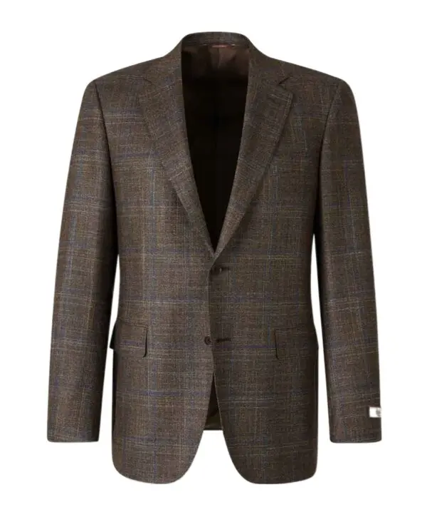 Canali Tailored Plaid Blazer