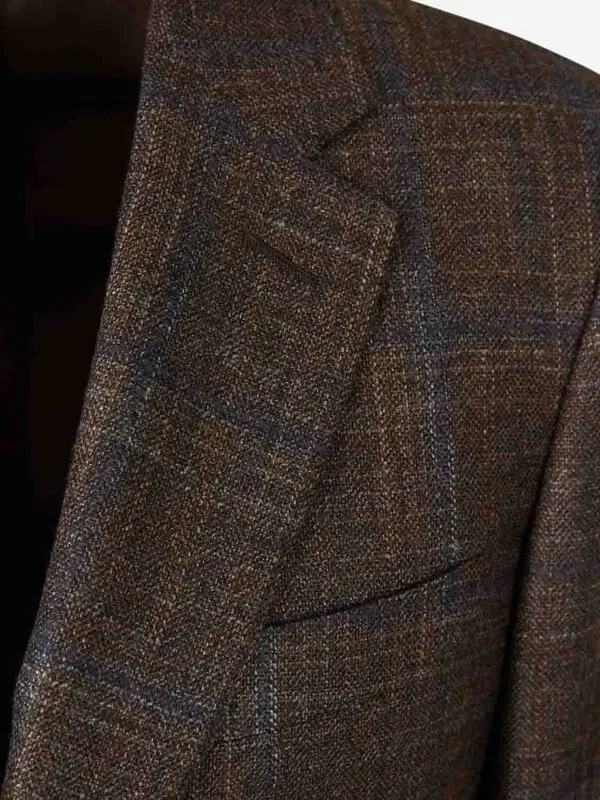 Canali Tailored Plaid Blazer