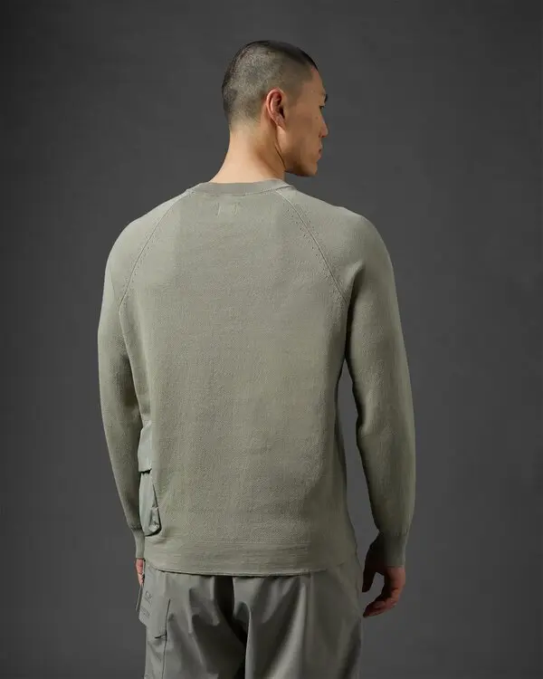 C.P. COMPANY Crewneck Knitted Jumper With Side Pocket