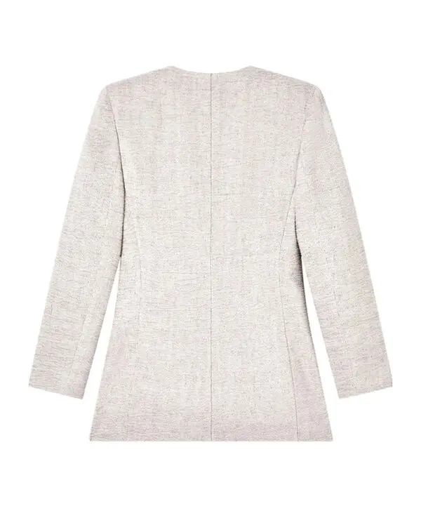 Giorgio Armani Long-sleeved Suit Jacket - Grey