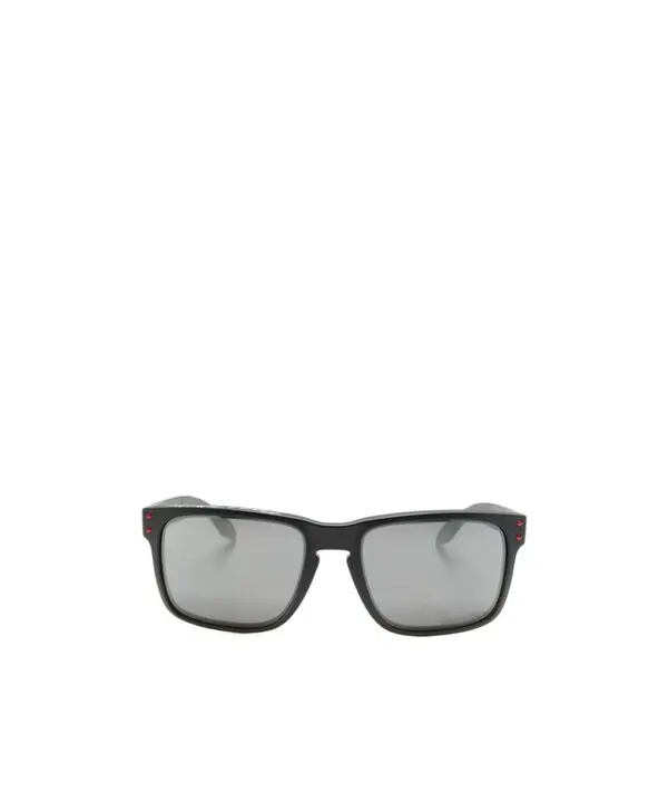 Oakley Holbrook Square-frame Sunglasses With Temple Logo Detail - Gray