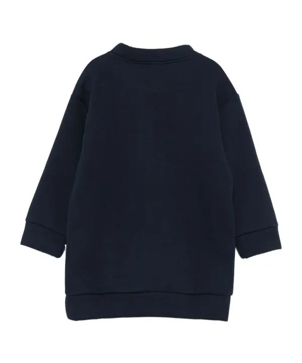 IL GUFO Embroidered Fleece Dress