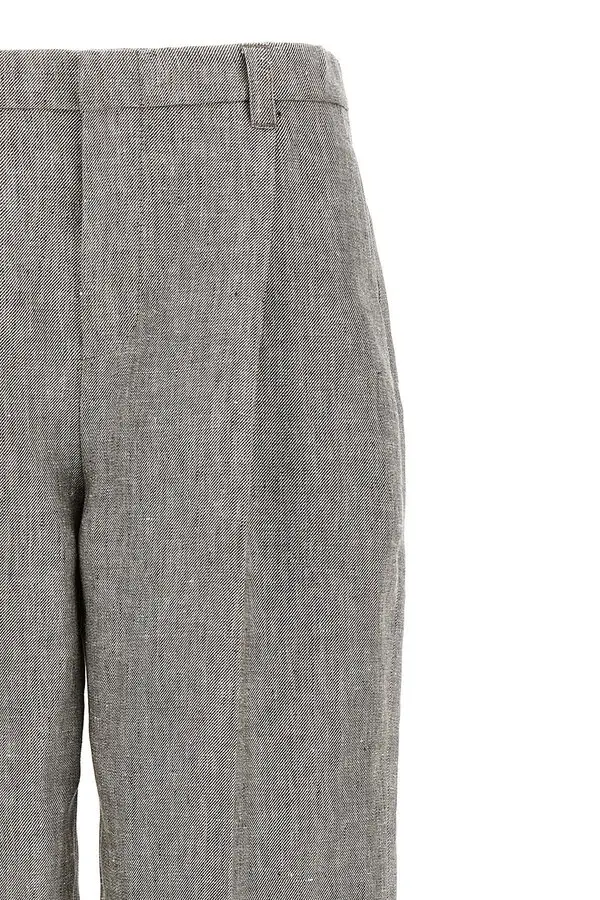 Brunello Cucinelli Pleated Twill Straight-leg Pants