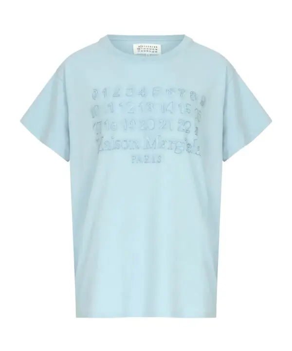 MAISON MARGIELA Logo Print Crewneck T-shirt