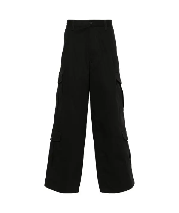 Emporio Armani Twill-weave Cargo Pants - Black