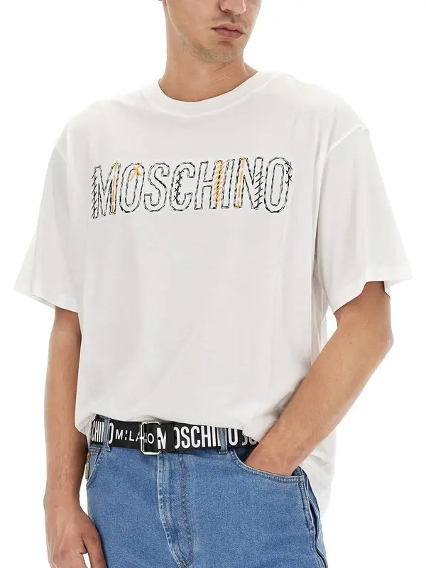 Moschino Printed Crewneck T-shirt