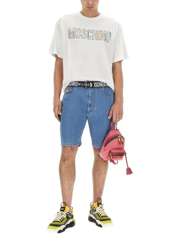 Moschino Printed Crewneck T-shirt