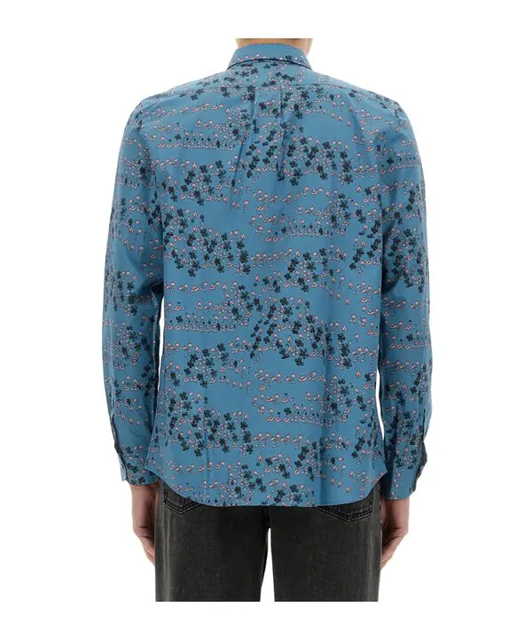Paul Smith Graphic Printed Long-sleeved Shirt