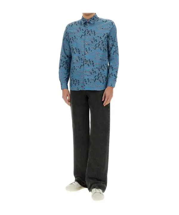 Paul Smith Graphic Printed Long-sleeved Shirt