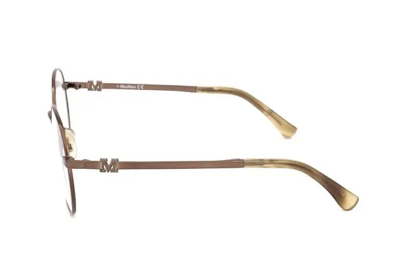 Max Mara Round Frame Eyeglasses - Brown