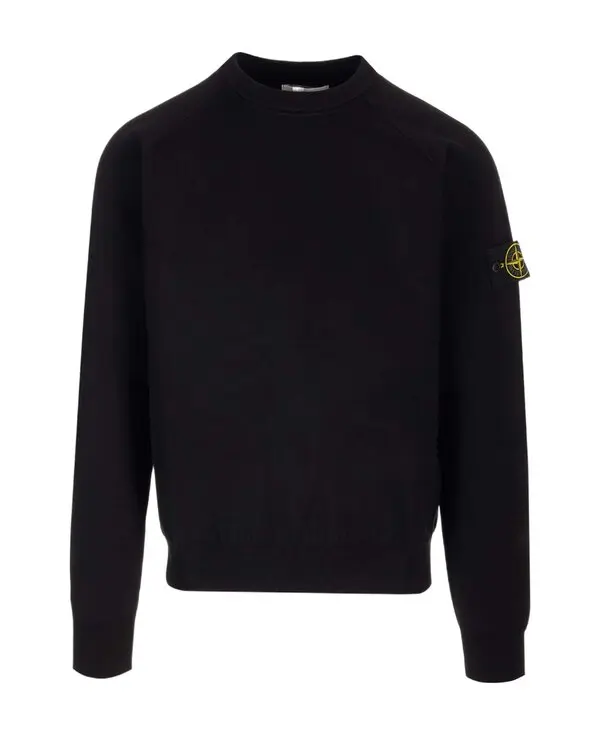 Stone Island Cotton-blend Sweatshirt - Black