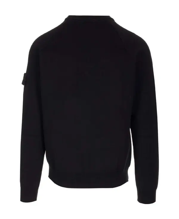 Stone Island Cotton-blend Sweatshirt - Black