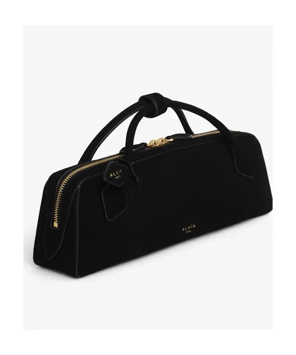Alaïa Teckel Zipped Clutch Bag - Black