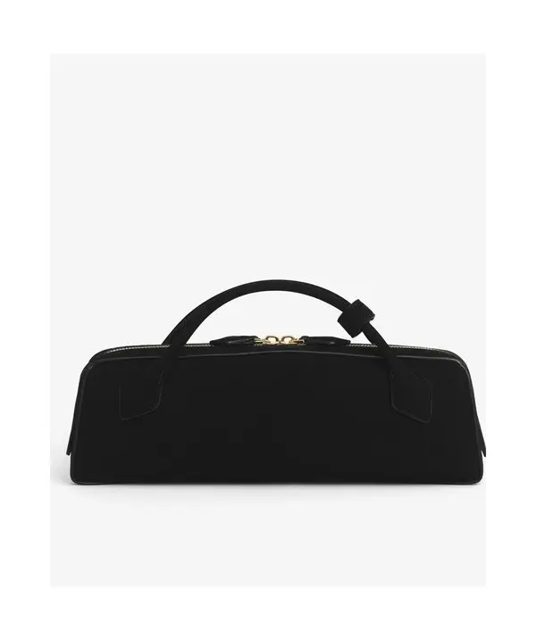 Alaïa Teckel Zipped Clutch Bag - Black