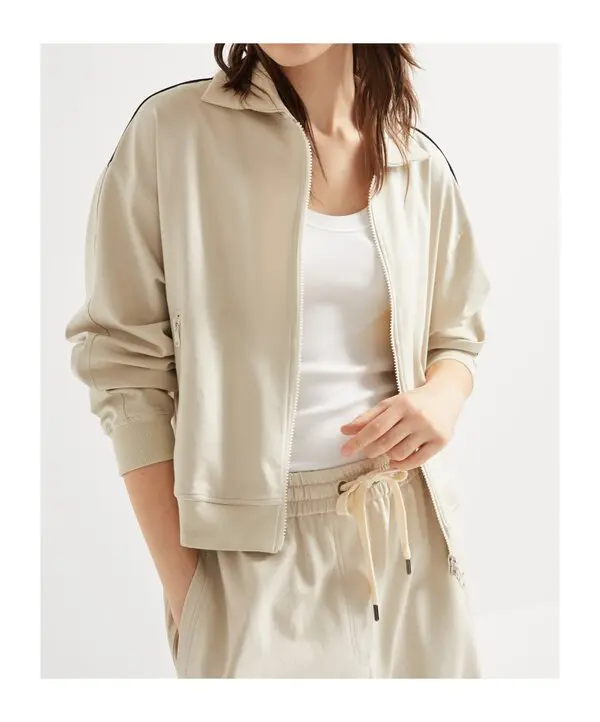 Brunello Cucinelli Couture Interlock Zipped Sweatshirt