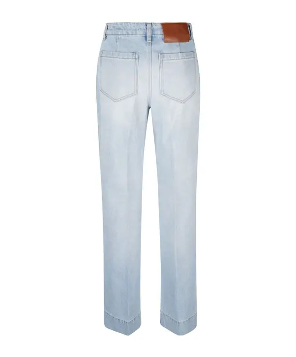 Victoria Beckham Patch-pocket Straight Leg Jeans