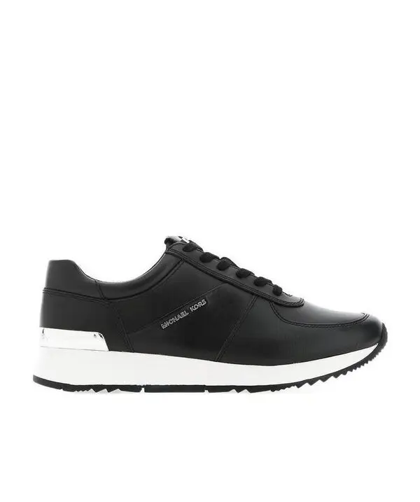 Michael Kors Lace-up Sneakers With Metal Embellishment - Black