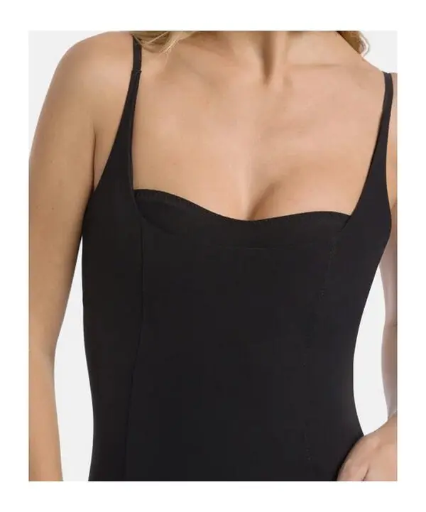 DONDUP Sweetheart Neck Zip-back Mini Dress