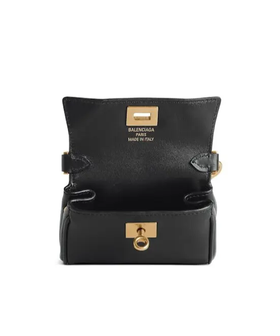 Balenciaga Rodeo Micro Bag Charm - Black
