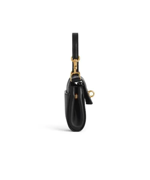Balenciaga Rodeo Micro Bag Charm - Black