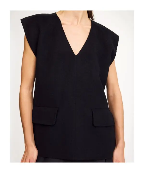 BY MALENE BIRGER Cilia Knitted Vest - Black