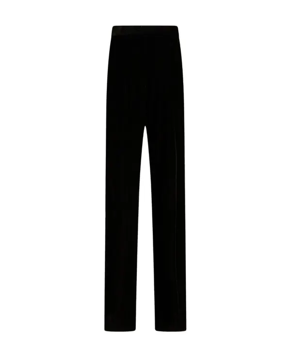 Etro High-waisted Elastic Waist Casual Pants - Black
