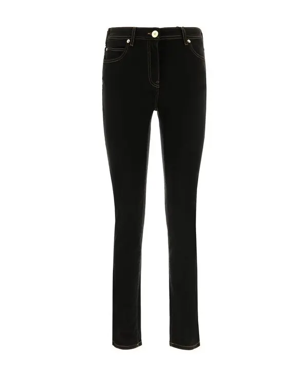 Versace Medusa Motif Skinny Jeans