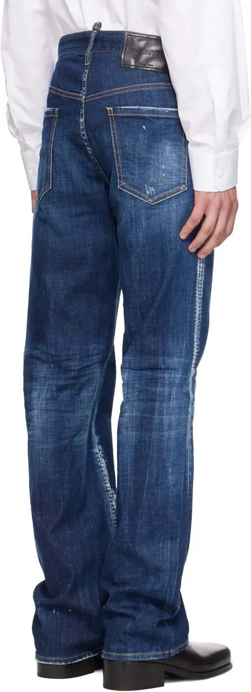 Dsquared2 Flared Distressed Jeans