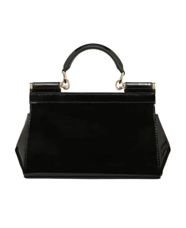Dolce & Gabbana Sicily Foldover Crossbody Bag - Black