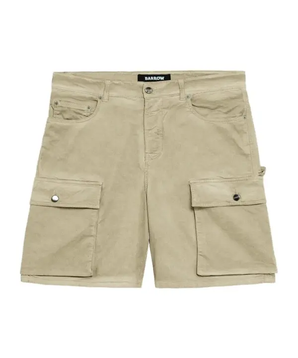 BARROW Cargo Shorts With Logo Detail - Sabbia/sand