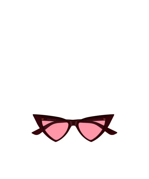 Alexander McQueen Cat Eye Frame Sunglasses - Brown