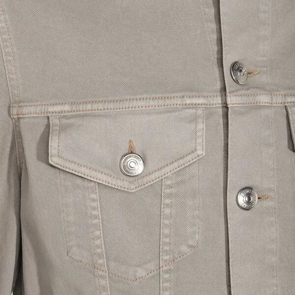Brunello Cucinelli Long Sleeve Denim Trucker Jacket - C7018