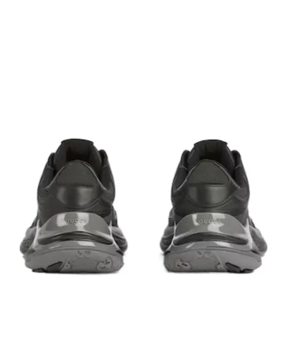 Gucci 2.0 Sneakers With Padded Web Eva Rubber Sole - Black