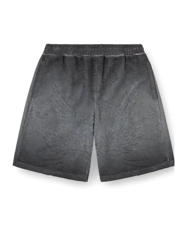 DIESEL® P-crowde Shorts Textured, Faded Finish - Dark Gray