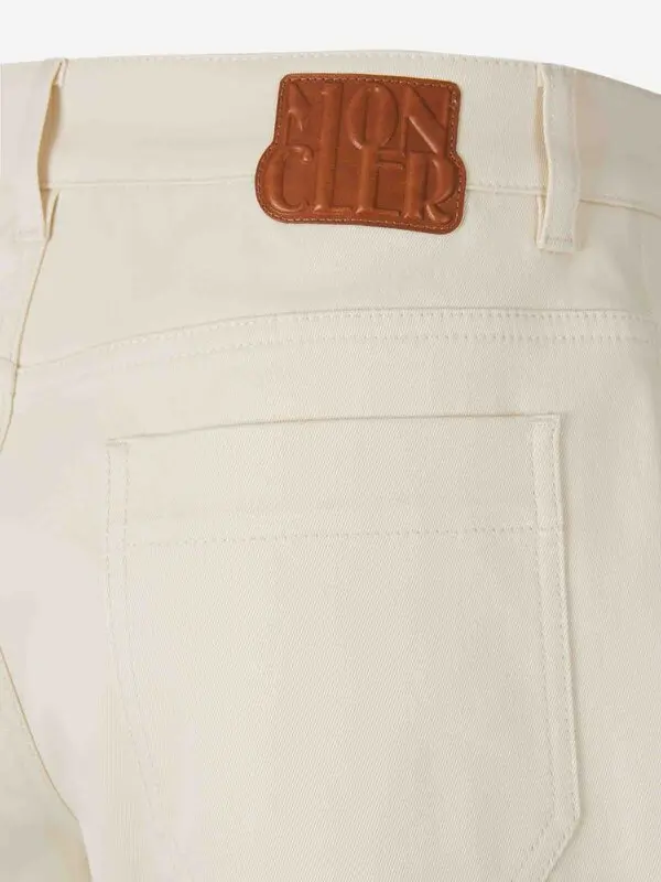 Moncler Belt Loop Pocket Shorts - Light Beige