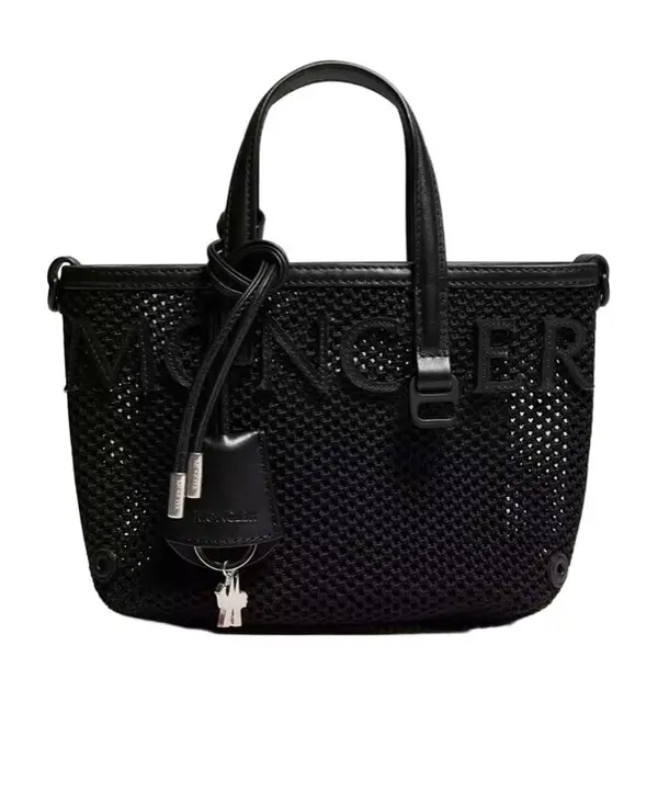 Moncler Mesh Leather Tote Bag