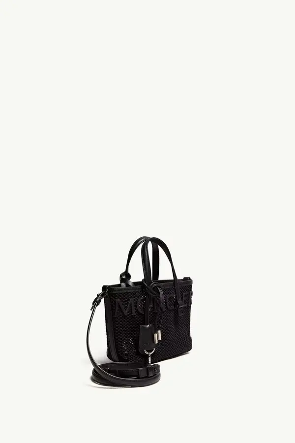 Moncler Mesh Leather Tote Bag