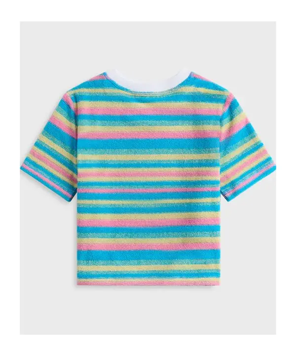 Casablanca Logo Striped Terry T-shirt