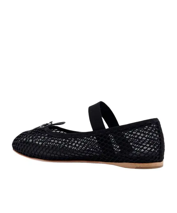 Miu Miu Mesh Round Toe Ballet Flats
